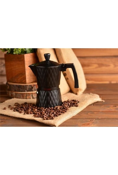 Taşev Bambum Adamante Moka Pot 6 Fincan Taşev Bambum Adamante Moka Pot 6 Fincan