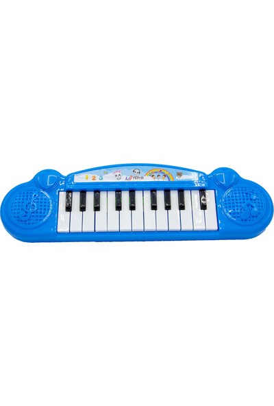 Uj Toys Melodili Kutulu Mini Piyanom-Mavi Uj Toys Melodili Kutulu Mini Piyanom-Mavi