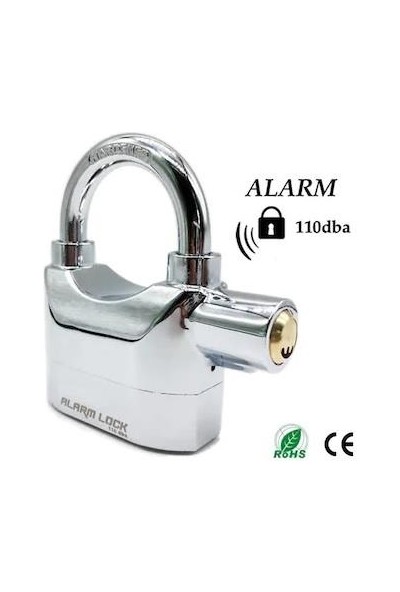 Alan Şanslı Marelli Alarmlı Asma Kilit Uzun Kancalı