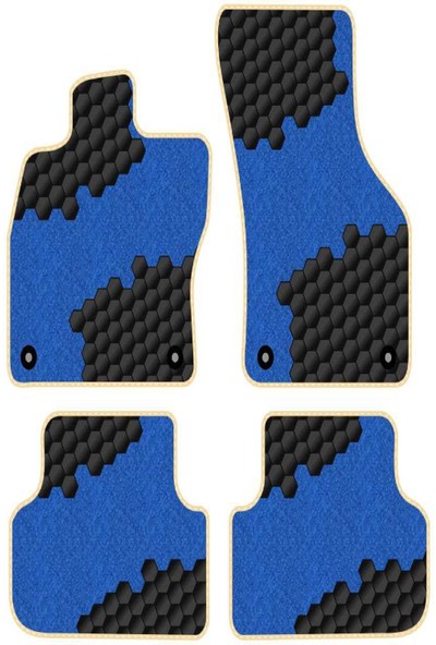 Tegin Audi A3 2012 ve Sonrası Hb Uyumlu Mavi Halı Siyah Desen Bej Kenar Plus Paspas Tegin Audi A3 2012 ve Sonrası Hb Uyumlu Mavi Halı Siyah Desen Bej Kenar Plus Paspas