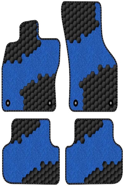 Tegin Ford Fiesta 2009-2012 Uyumlu Mavi Halı Siyah Desen Siyah Kenar Plus Paspas Tegin Ford Fiesta 2009-2012 Uyumlu Mavi Halı Siyah Desen Siyah Kenar Plus Paspas