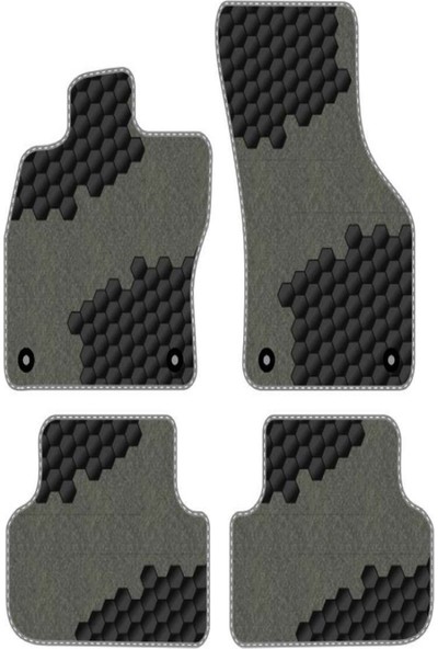 Tegin Volkswagen Touran 2003-2010 Uyumlu Gri Halı Siyah Desen Gri Kenar Plus Paspas Tegin Volkswagen Touran 2003-2010 Uyumlu Gri Halı Siyah Desen Gri Kenar Plus Paspas
