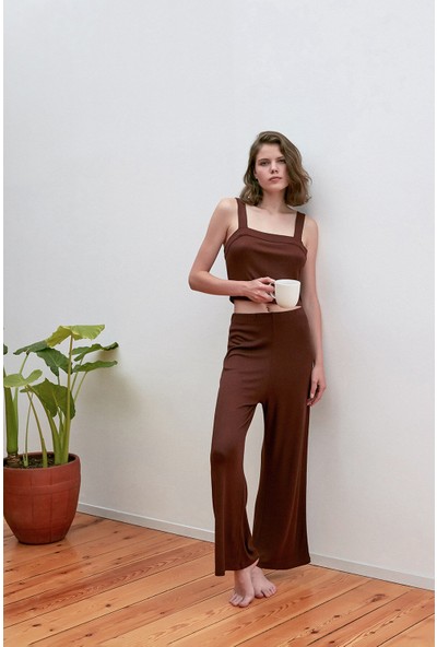 Penti Kahve Bitter Belle Pantolon Takımı