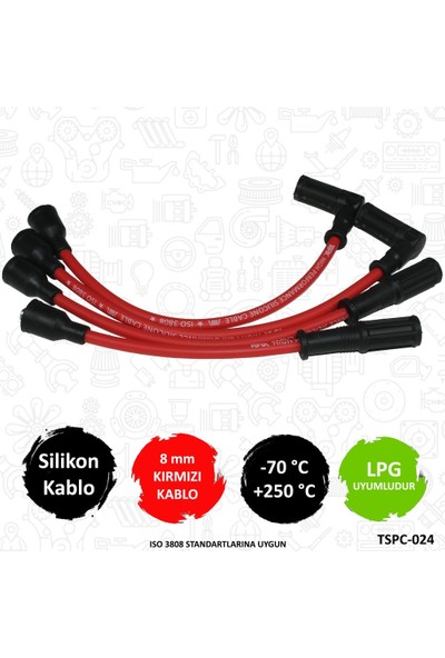 Tork 46429472 - Fıat Doğan Slx 1.6ıe - Buji Kablosu