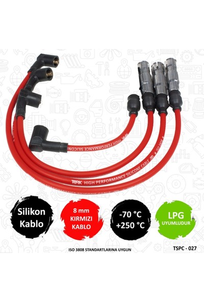 Tork 06A905409A - Bora - Golf Iv - A3 - Octavıa - Leon - Buji Kablosu