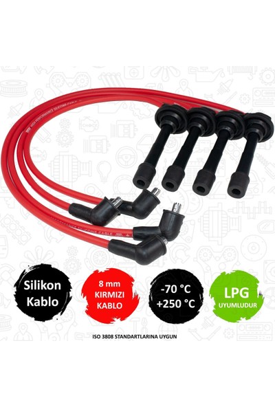 Tork 9091922211 - Toyota Corolla 88-92 1.6 - Buji Kablosu