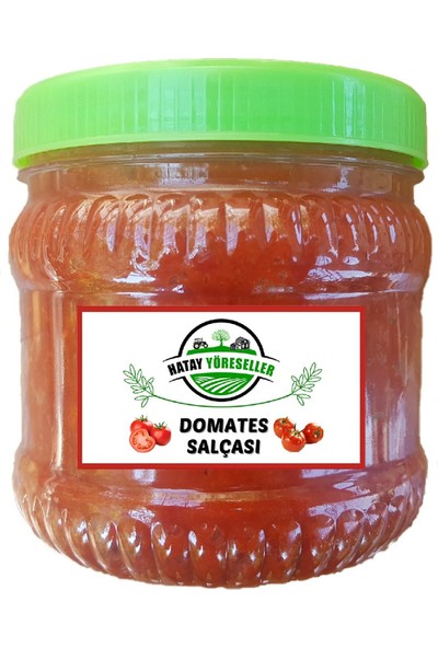 Hatay Yöreseller Domates Salçası Güneşte Kurutma 800 gr