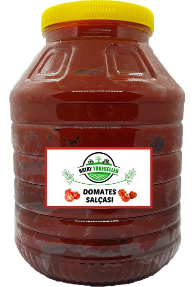 Hatay Yöreseller Domates Salçası Güneşte Kurutma 4200 gr
