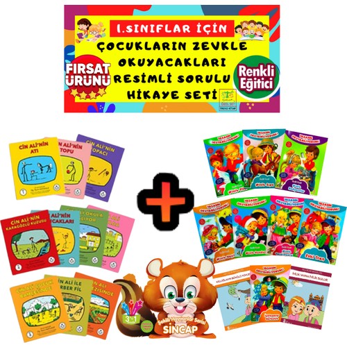 Cin Ali 1.sınıf Hızlı Okumalı Hikaye seti Kitabı ve Fiyatı