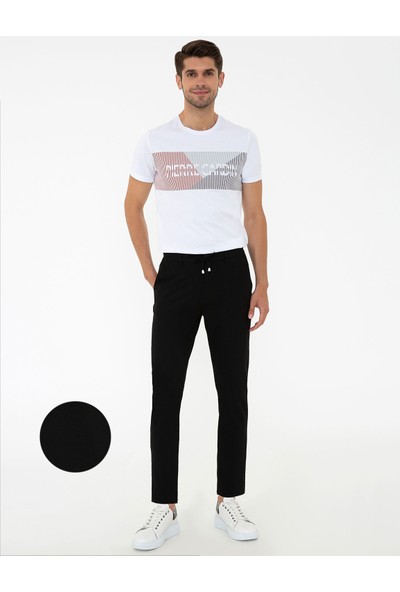 Pierre Cardin Siyah Jogger Fit Chino Pantolon 50240364-VR046