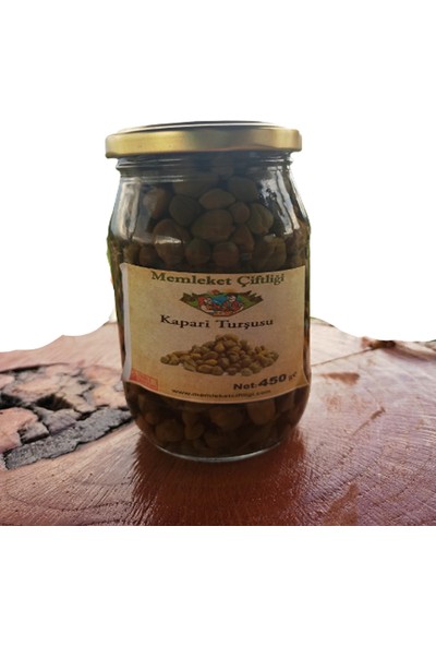 Memleket Çiftliği Kapari Turşusu 450 gr Cam Kavanoz Memleket Çiftliği Kapari Turşusu 450 gr Cam Kavanoz