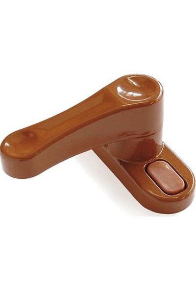 Eym 5 Adet Pvc Kapı Pencere Çocuk Emniyet Güvenlik Kilidi Çekmeli Metal Açık Kahverengi