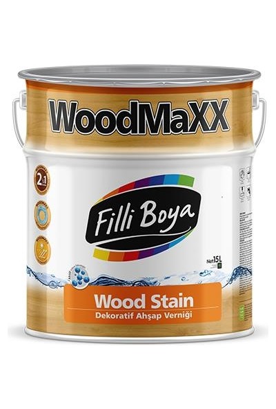 Filli Boya Wood Stain Dekoratif Ahşap Verniği 5 Lt Filli Boya Wood Stain Dekoratif Ahşap Verniği 5 Lt