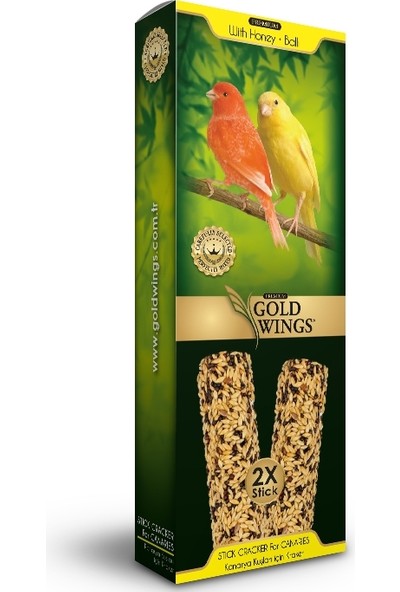 Gold Wings Premium Kanarya Krakeri Ballı 2'li Gold Wings Premium Kanarya Krakeri Ballı 2'li
