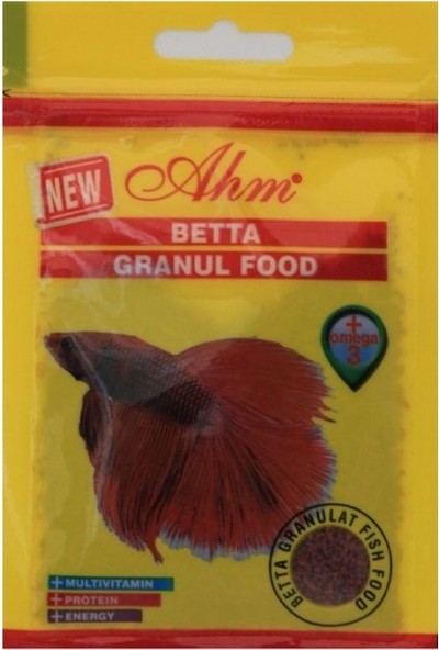 Ahm Marin Betta Granulat Beta Yemi 15 gr Zarf Yem Ahm Marin Betta Granulat Beta Yemi 15 gr Zarf Yem