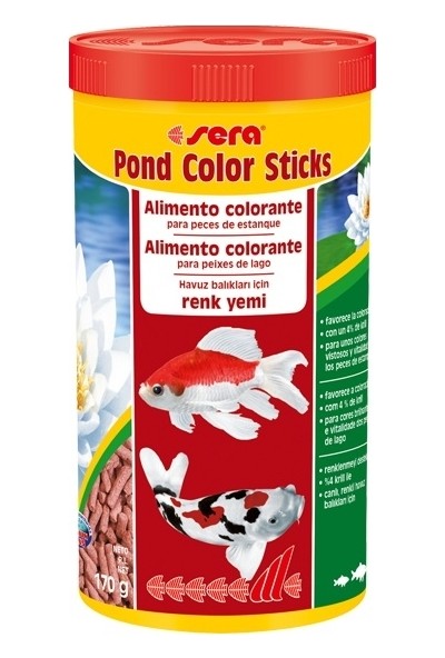 Sera Pond Color Sticks 1000 ml Balık Yemi Sera Pond Color Sticks 1000 ml Balık Yemi