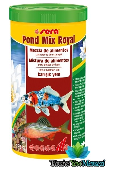Sera Pond Mix Royal 1000 ml Japon ve Koi Balığı Yemi
