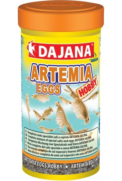 Dajana Artemia Mix 100 ml 100 gr Artemia Yumurtası + Tuz