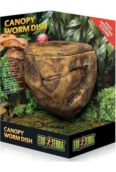 Exo Terra PT2825-EXO Terra Sürüngenler Için Köşe Solucan Kabı