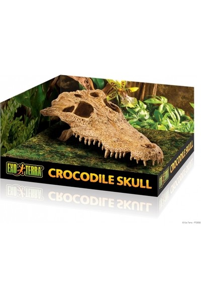 Exo Terra PT2856-EXO Terra Timsah Kafa Tası Şekilli Sürüngen Yuvası