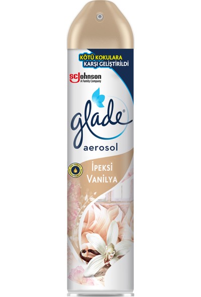 Glade Aerosol Ipeksi Vanilya 300 ml