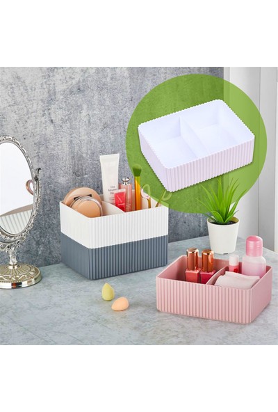 Organizer Kutu Kat Kat Bölmeli Mutfak Banyo Makyaj Düzenleyici Organizer Kutu Kat Kat Bölmeli Mutfak Banyo Makyaj Düzenleyici