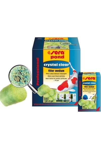 Sera Crystal Clear Su Berraklaştırıcı 360 Litre 12 Adet Sera Crystal Clear Su Berraklaştırıcı 360 Litre 12 Adet