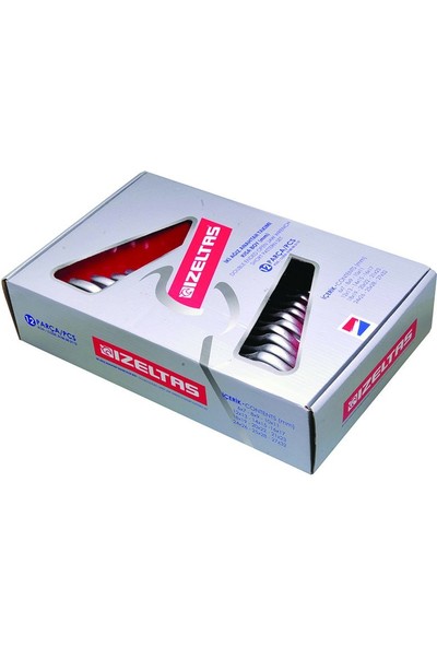 İzeltaş Iki Ağız Anahtar Takımı Kısa Boy 12 Parça