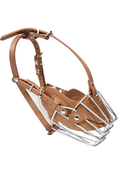 Eurodog Profesyonel Köpek Ağızlığı 16CM (Kahverengi) [xl]