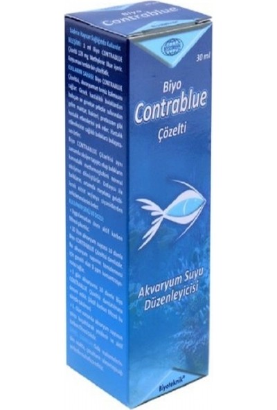 Bioteknik Contrablue 50CC Akvaryum Su Düzenleyici Metilen Mavisi Bioteknik Contrablue 50CC Akvaryum Su Düzenleyici Metilen Mavisi