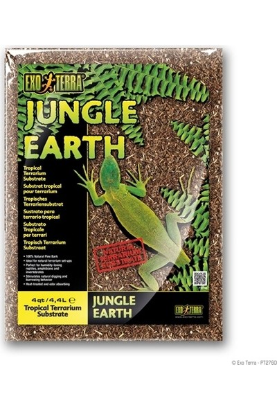Exo Terra Jungle Earth 4.4 Lt Teraryum Substratı Exo Terra Jungle Earth 4.4 Lt Teraryum Substratı