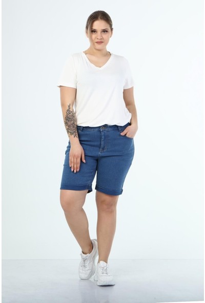 Myline 5 Cep Denim Şort