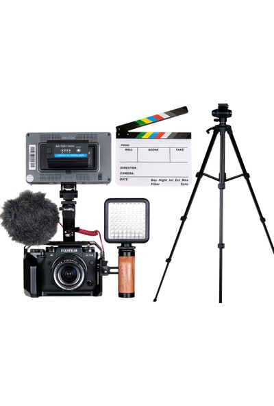 Fujifilm X-T4 Siyah Cage&monitör Videographer Kit Fujifilm X-T4 Siyah Cage&monitör Videographer Kit