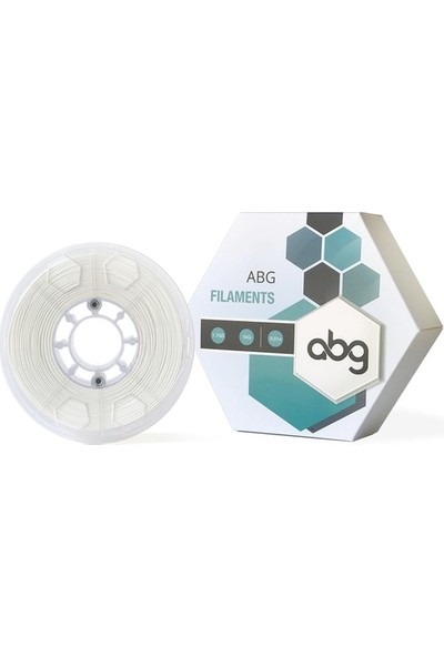 Abg Filament 1.75 mm Beyaz Pla - Abg
