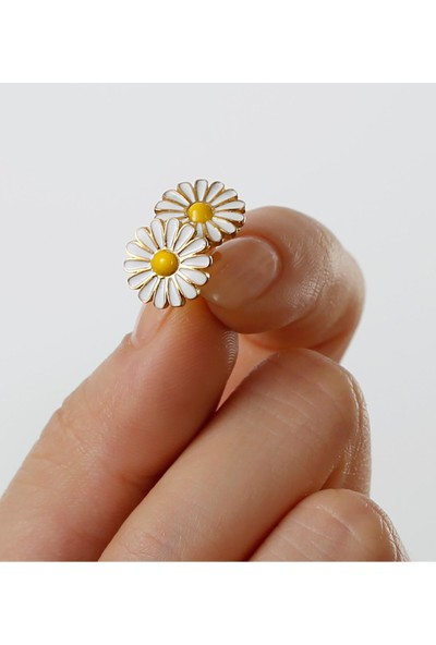 Takı Dükkanı Papatya Küpe