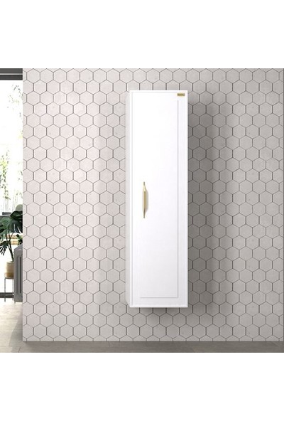 Pierre Cardin Moon Banyo Boy Dolabı Dore R-L Altın Sarı Renk Pierre Cardin Moon Banyo Boy Dolabı Dore R-L Altın Sarı Renk