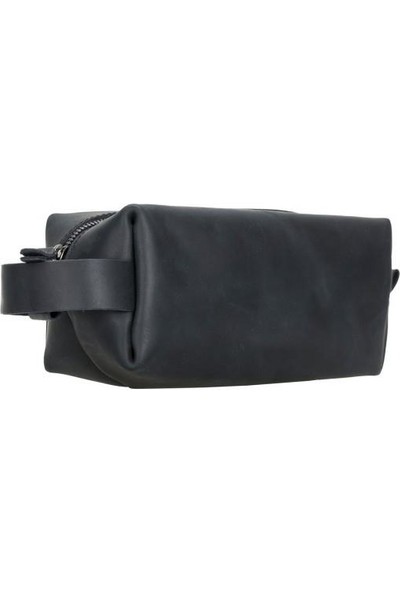 Bouletta Hakiki Deri Makyaj Çantası ve Seyahat El Çantası / Medium