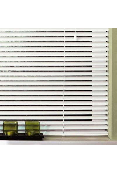 Nettekacmaz Pvc Jaluzi 25 mm 120X160CM Ölçülerinde Beyaz