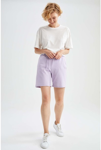 DeFacto Regular Fit Geri Dönüşümlü İnce Sweatshirt Kumaşı Bermuda Şort U4570AZ21HS DeFacto Regular Fit Geri Dönüşümlü İnce Sweatshirt Kumaşı Bermuda Şort U4570AZ21HS