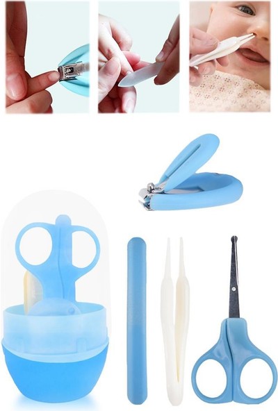 Mujgan Bebek Tırnak Bakım Seti Mavi