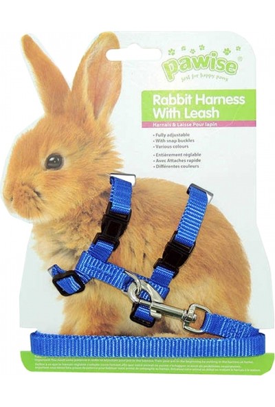 Pawise Tavşan Göğüs Tasması Takımı Mavi