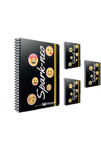 Diğer Spark A4 100 Yaprak Çizgili Pp Kapak Defter Gıpta