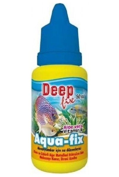 Deep Fix Aquafix Akvaryumlar Için Su Düzenleyici 50 ml