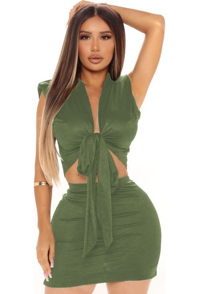 Gogoo Kolsuz Dar Askılı Elbise (Yurt Dışından)