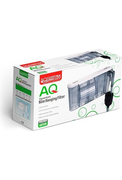 Aquawing AQF500-AQUAWING Akvaryum Slim Şelale Filtre 5W 500L/H Aquawing AQF500-AQUAWING Akvaryum Slim Şelale Filtre 5W 500L/H