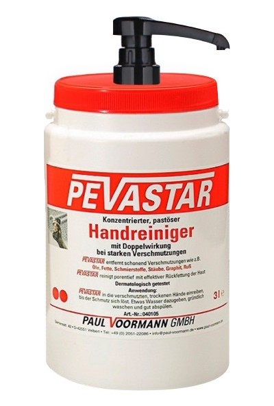 Pevastar Ağır Yağlı Sanayi Kirleri Için El Temizleme Kremi 3 Lt Pompalı