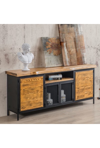 Eymense Iron Ladin Ahşap Konsol