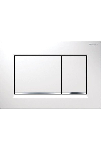 Geberit SIGMA30 Kumanda Paneli, Çift Basmalı, Beyaz/parlak/beyaz - 115.883.KJ.1 Geberit SIGMA30 Kumanda Paneli, Çift Basmalı, Beyaz/parlak/beyaz - 115.883.KJ.1