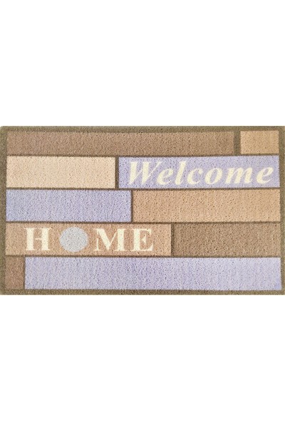 Neoclik Desenli Kıvırcık Paspas Kapı Önü Paspası Kaydırmaz