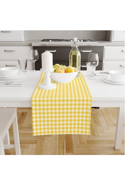 Mirkay Collection Sarı Pötikare Runner Mirkay Collection Sarı Pötikare Runner